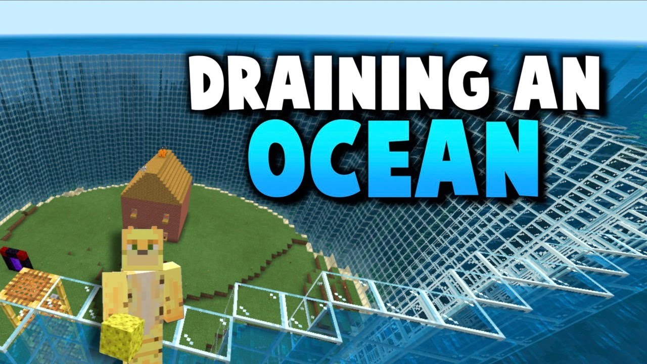 Fine, I'll Drain An Entire Minecraft Ocean - YouTube