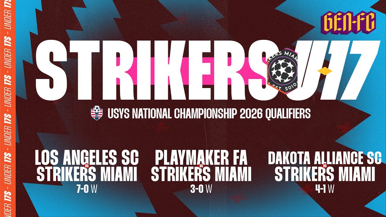 Miami Strikers U17 at USYS National Championship 2026 Qualifiers | Full ...