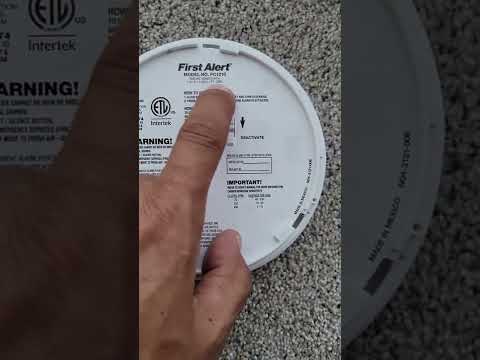 First Alert Alarm - Smoke Detector, CO, model no. PC 1210 - YouTube