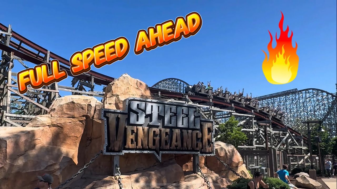 Steel Vengeance Full Speed Ahead Cedar Point - YouTube
