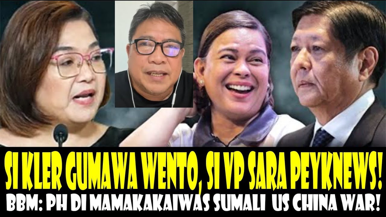 SI ANTE KLER NA GAWA NG WENTO SI VP SARA PA PEYKNEWS! BBM PH DI ...