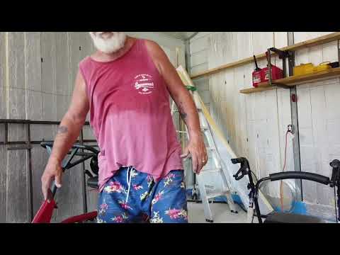 Putting up new shelves in the Dixie Garage 5 - YouTube