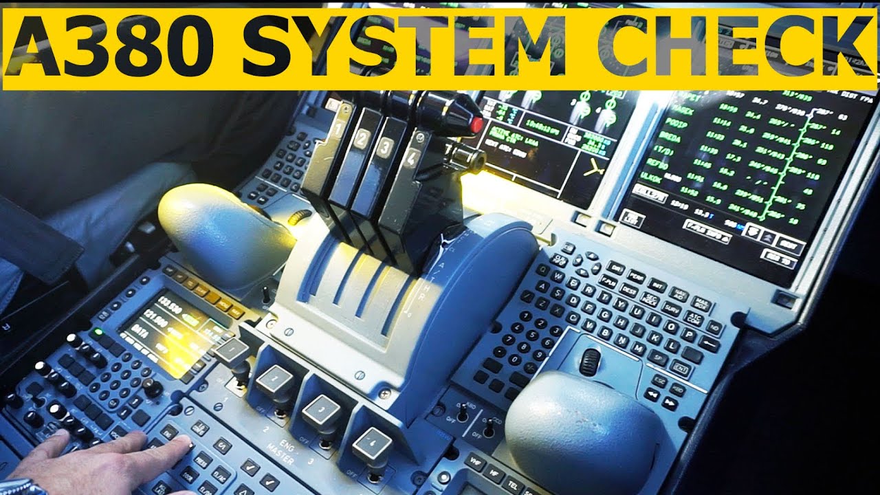 Airbus A380 - Systems Check - Pilot Alexander ️ - YouTube
