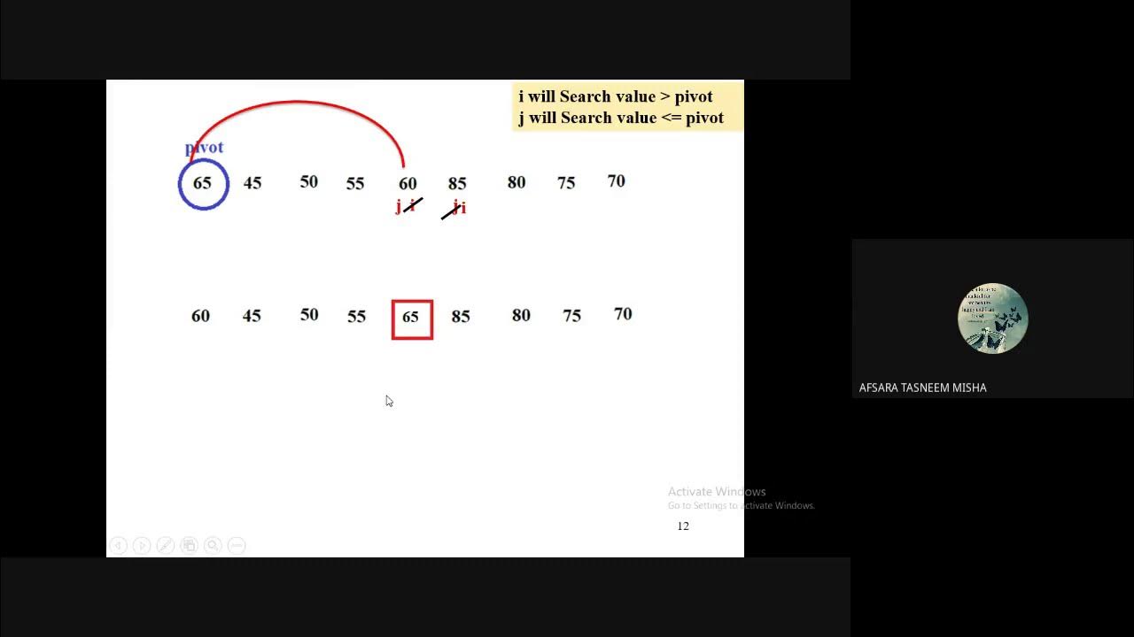 Quick sort Part 2 - YouTube