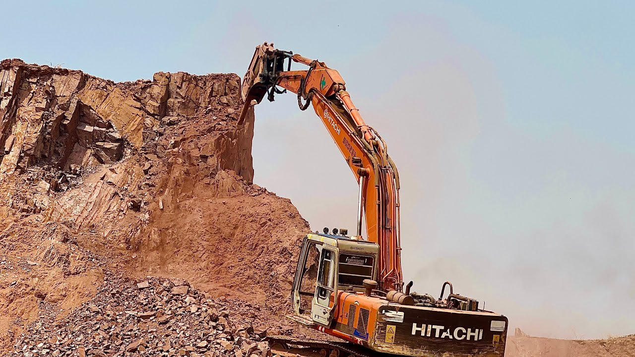 EXCAVATOR VS HILL: Who Wins?” How to Break a Hill with an Excavator ...