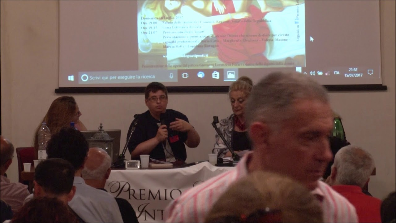 V Premio Letterario Città di Sarzana Luca Benatti - YouTube