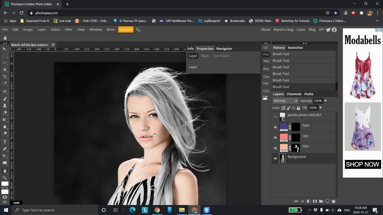 Photopea Tutorial 5 Colourize Black And White YouTube photopea-tutorial-5-colourize-black-and-white-youtube