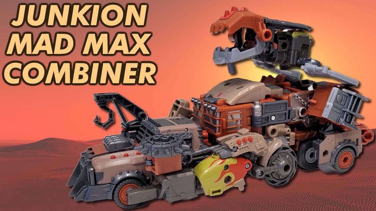 Tutorial: Junkion Combiner - Mad Max Roadster featuring Trashmaster Scraphook Crashbar - YouTube