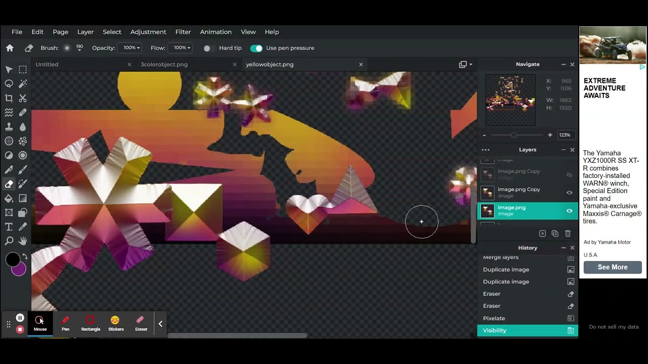 "Pixel-Shaping" pt.1 Photo Editor : Pixlr E - free image editing tool ...