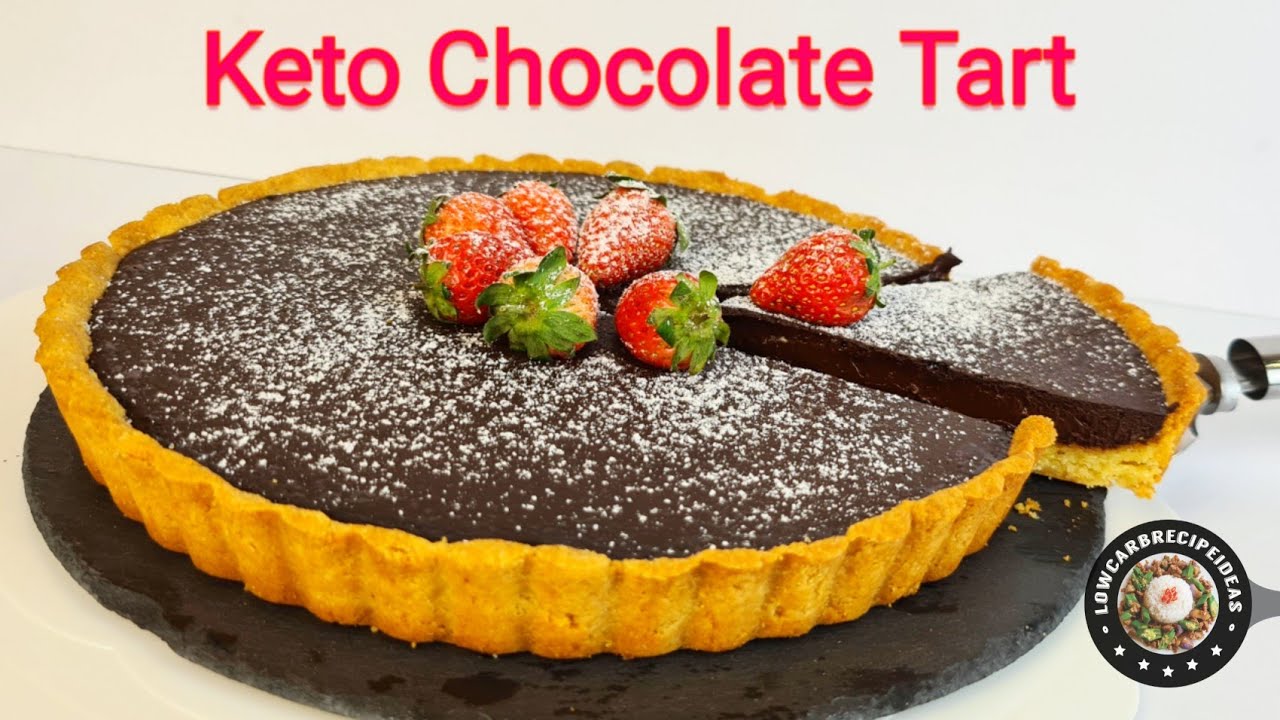 HOW TO MAKE KETO CHOCOLATE TART - BUTTERY, FLAKY & CRISPY CRUST WITH ...