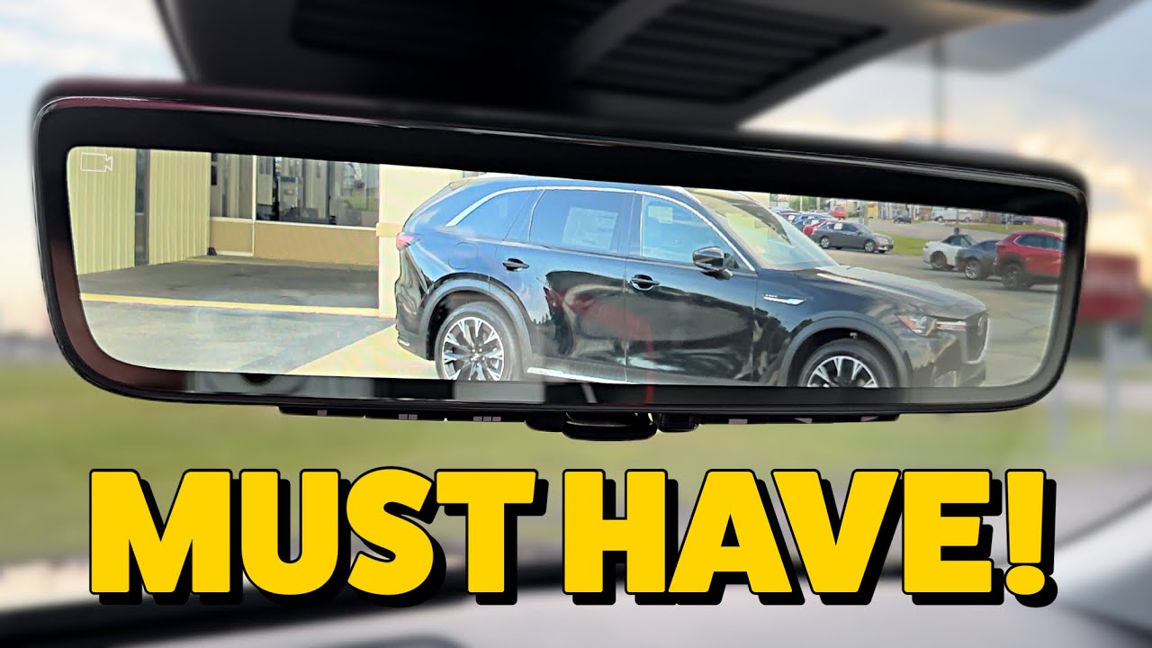 NEW CX-90 Upgrade | Digital Rearview Mirror Accessory - YouTube