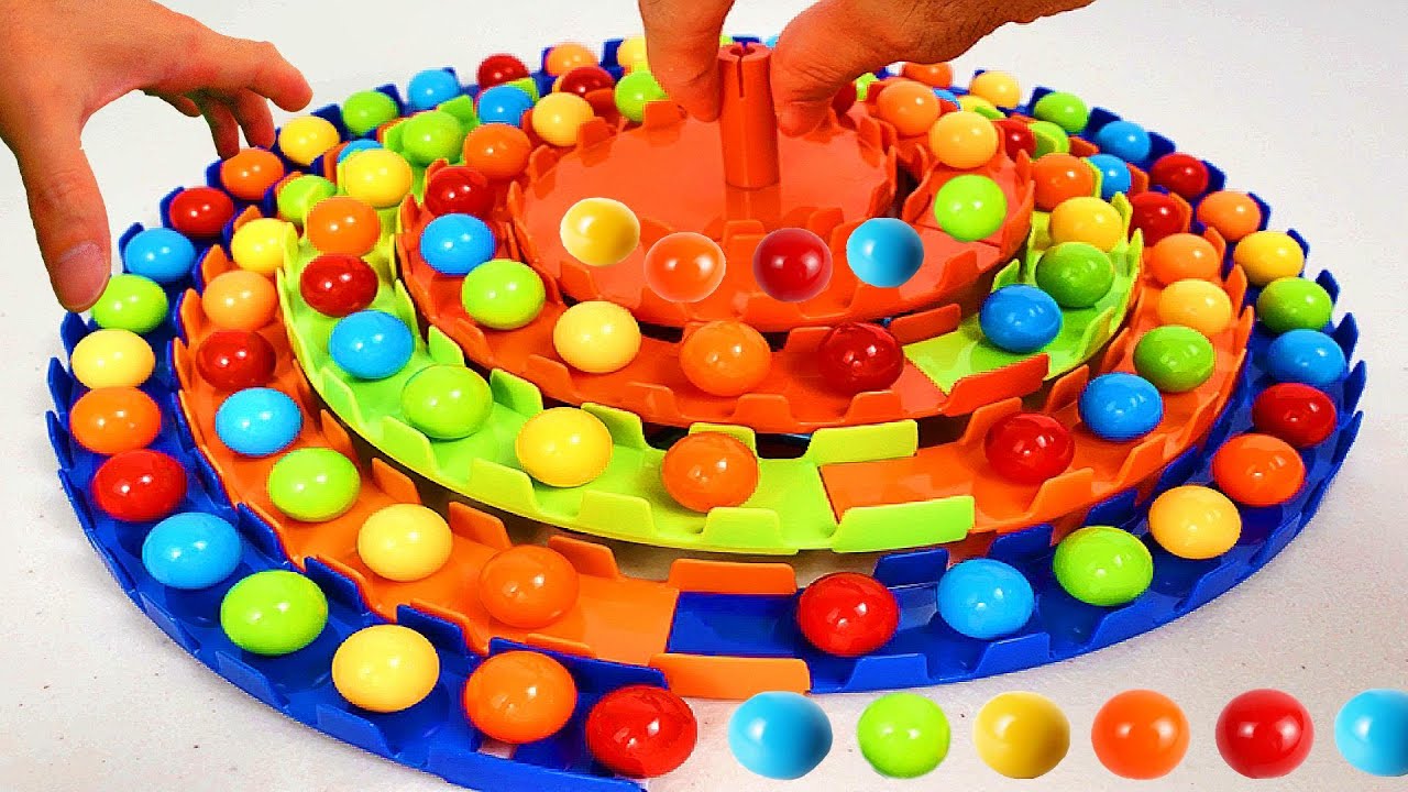 Slinky Marble Run Race ASMR # 1 ☆ No Ordinary Slinky ☆ Creative Healing ...