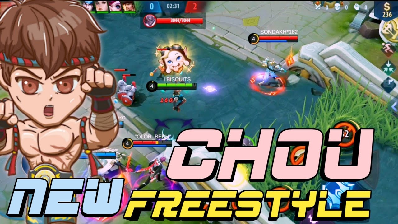 Chou Montage 2 - New Freestyle Chou With Battle Emote - Mobile Legends ...