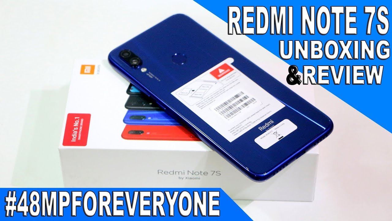Redmi Note 7S Unboxing And Review - YouTube