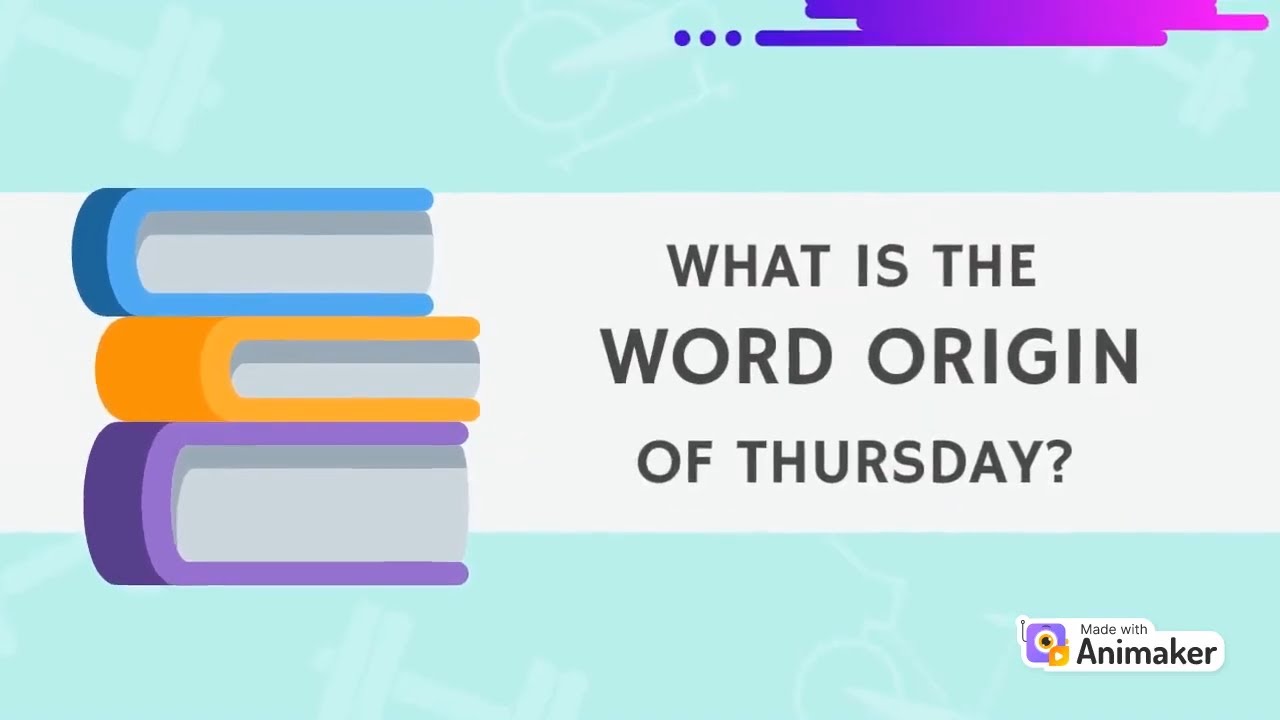 Etymology of Thursday | Where does the word "Thursday" come from? - YouTube