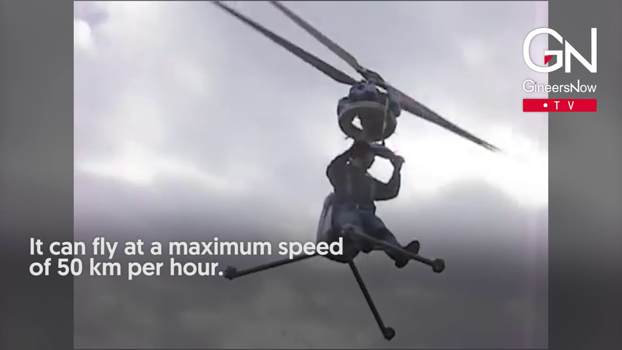 World’s smallest one man helicopter - YouTube