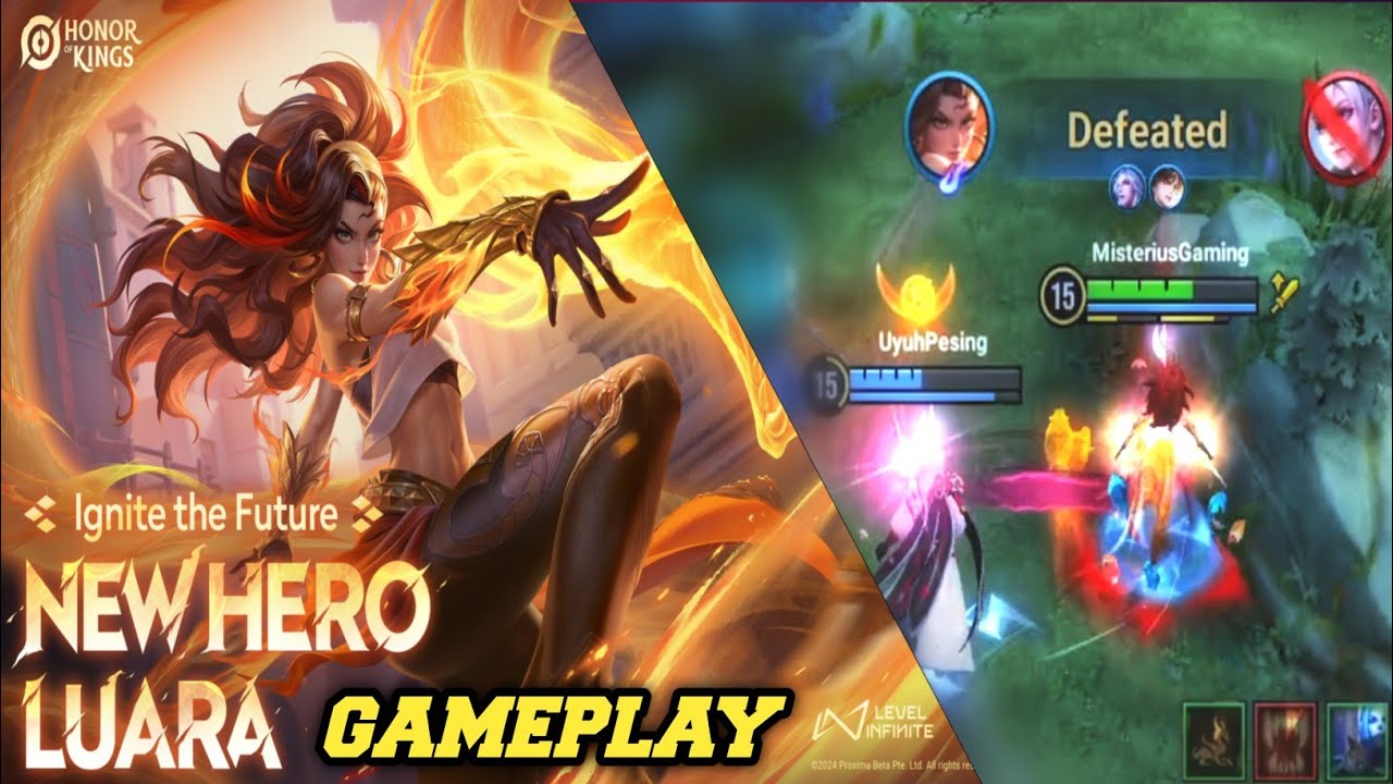 Luara New Hero Honor of Kings INSANE DAMAGE - MISTERIUS GAMING GAMEPLAY ...