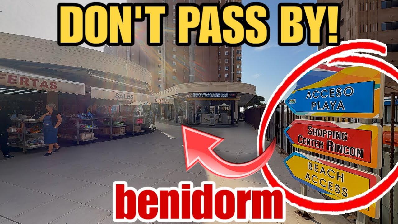 Benidorm HIDDEN Shopping Center - Why you SHOULDN´T Skip it! 😯🛍️ - YouTube