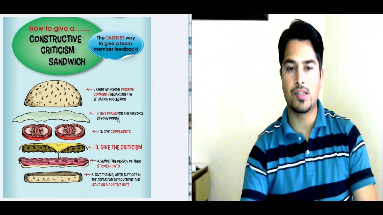 Costructive Criticism Sandwich - YouTube