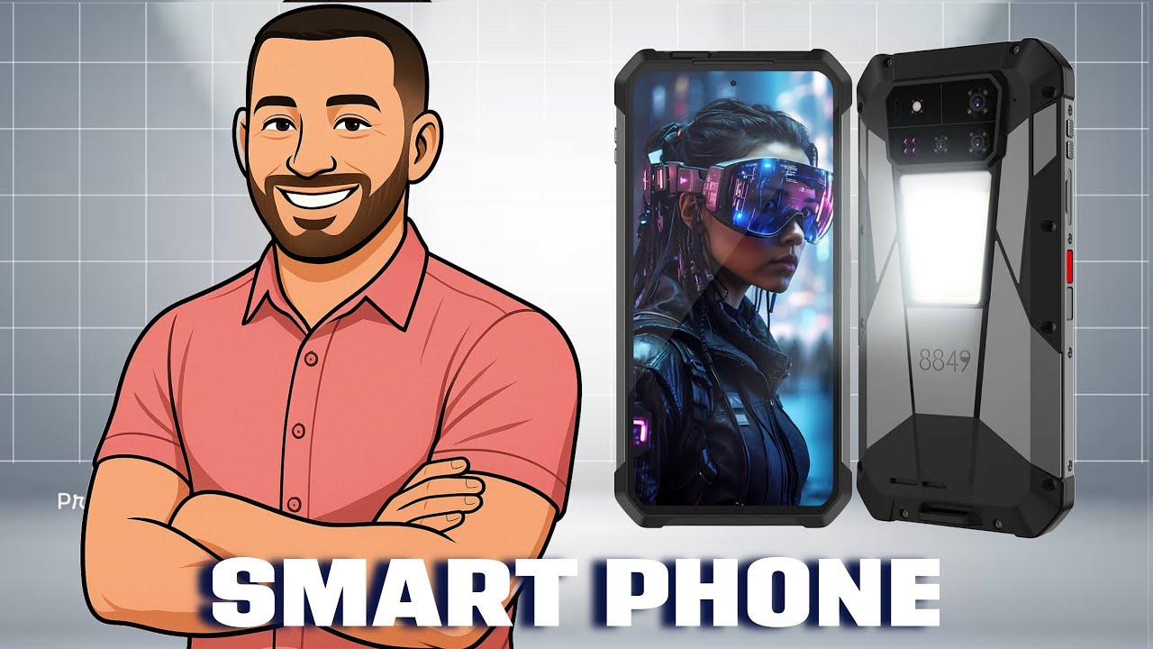 Tank 4 Pro Rugged Smart Phone with 720 Projector - YouTube