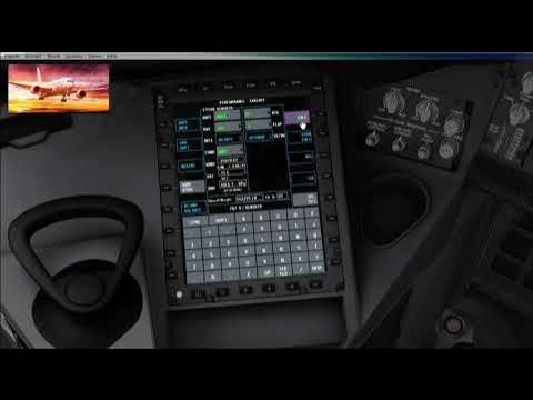 boeing 787 fmc programing - YouTube