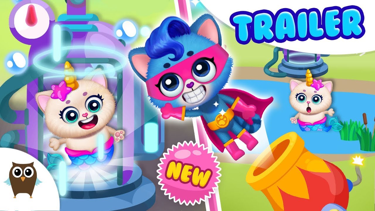 NEW Hidden Cats in Little Kitty Town 🥳 TutoTOONS - YouTube