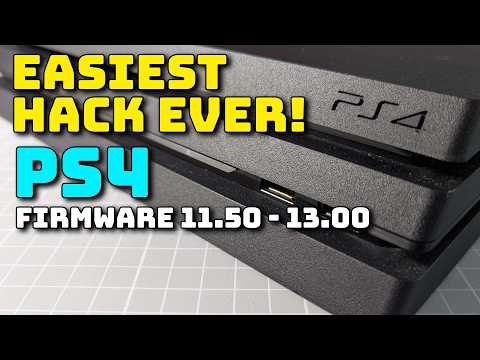 Ultra easy PS4 hack - web browser exploit for 11.50 to 13.00 firmware