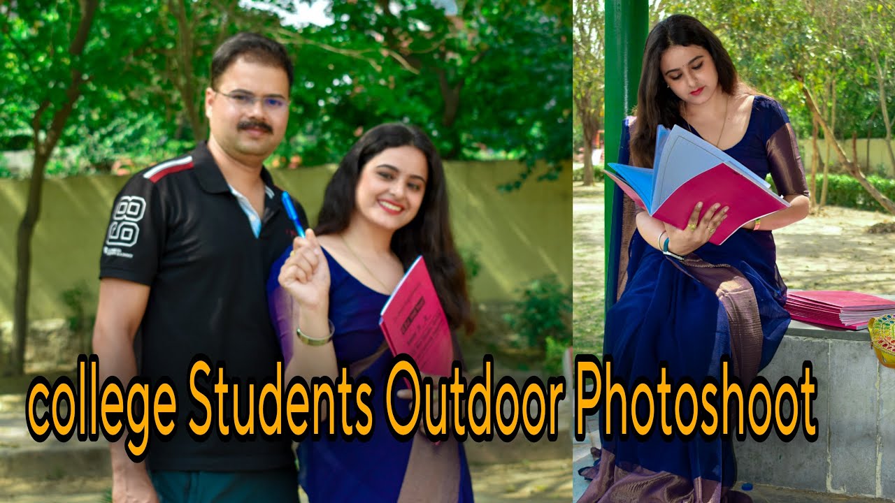 College Students Outdoor DSLR Photoshoot Pose Idea With Instagram Reels ...