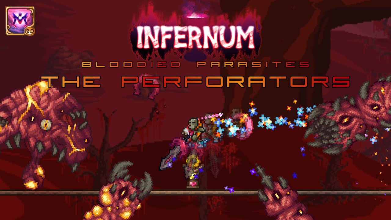 The Perforators Boss Battle - Terraria Calamity Infernum Mode - YouTube