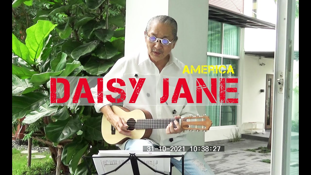 DAISY JANE - America - Guitalele Cover by Flint - YouTube