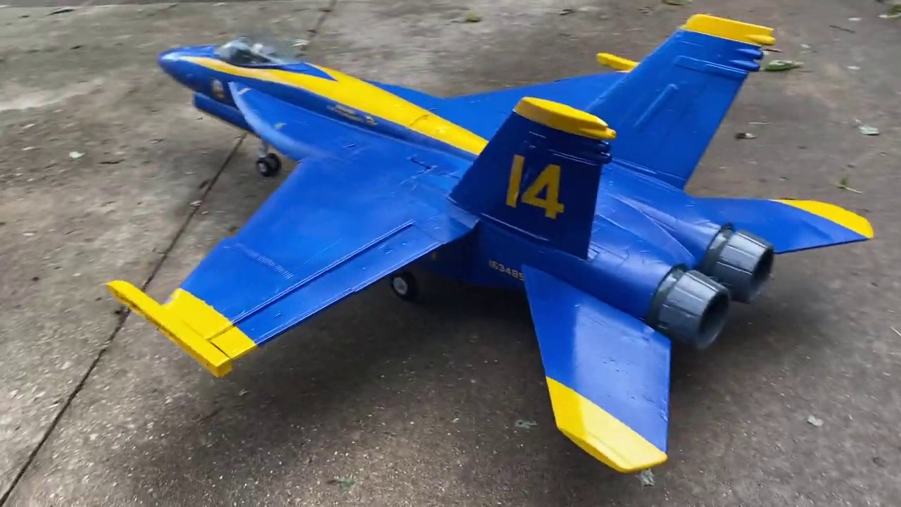 Freewing 90MM F/A 18 Blue Angels (Fully Customized) - YouTube