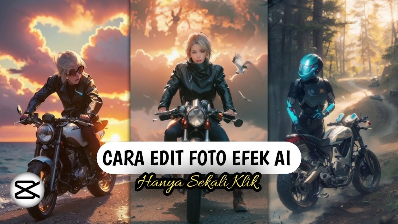 Cara Edit Foto Efek Ai Dengan Aplikasi CapCut - YouTube
