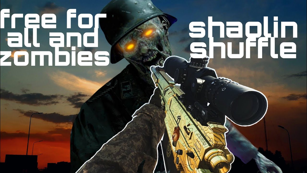 Cod infinite warfare free for all and zombies shaolin shuffle - YouTube