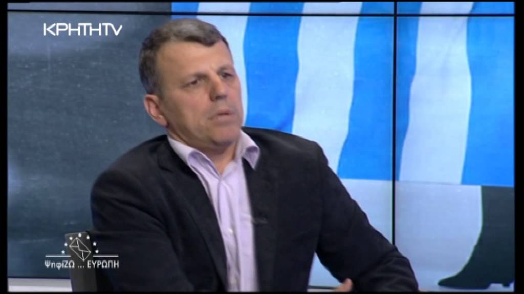 ΨΗΦΙΖΩ ΕΥΡΩΠΗ 19/05/2014 - O ΔΗΜΗΤΡΗΣ ΧΡΙΣΤΟΠΟΥΛΟΣ ΣΤΗΝ ΚΡΗΤΗ ΤV - YouTube
