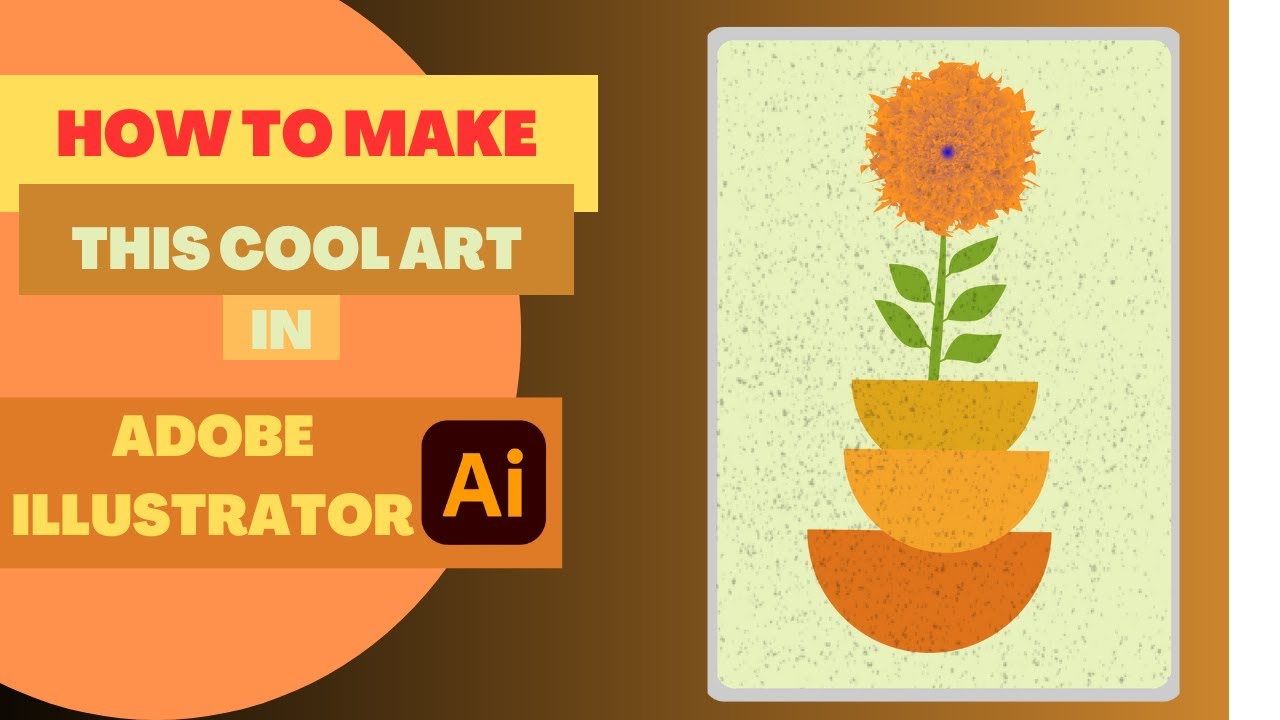 HOW TO MAKE AN AMAZING ART IN ADOBE ILLUSTRATOR For Beginners - YouTube