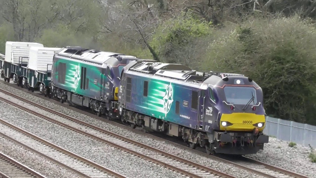 Return of The Bridgwater Flask Trains , Class 68 & 88 - March 2020 ...