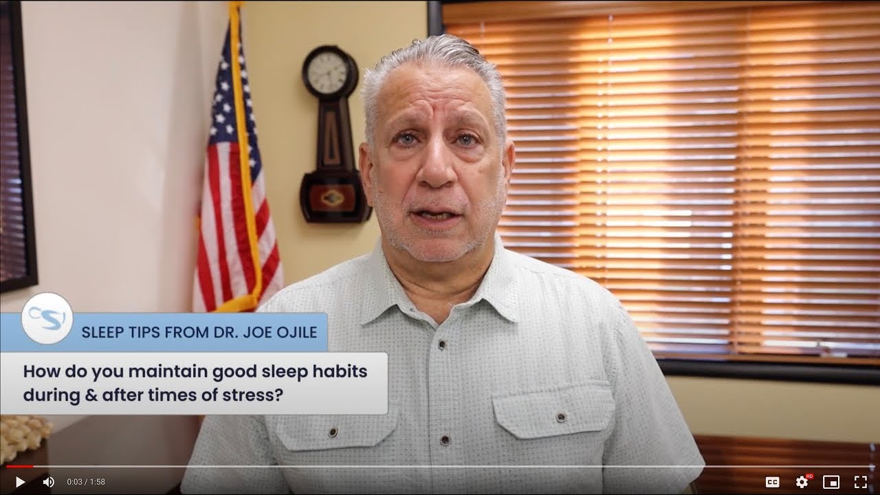 The Most Common Sleep Disruptor: Stress | Clayton Sleep Institute - YouTube