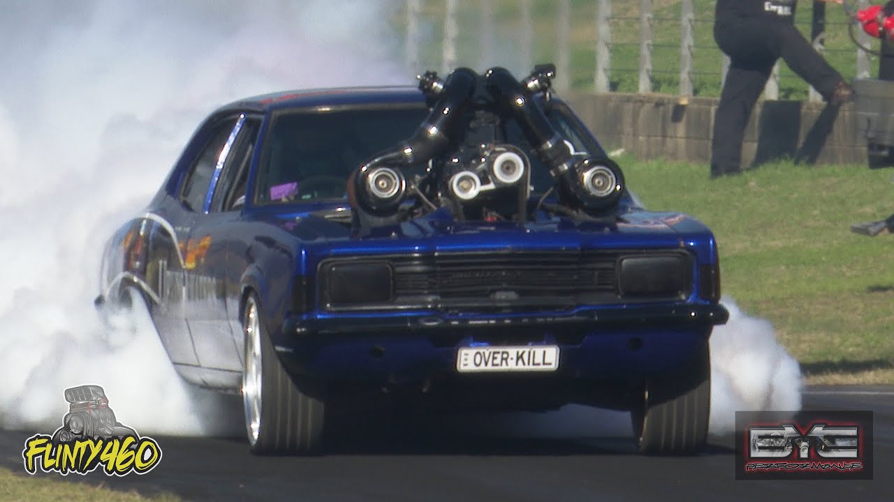 TWIN TURBO SUPERCHARGED CORTINA "OVERKILL" ENDS IN FLAMES AT ...