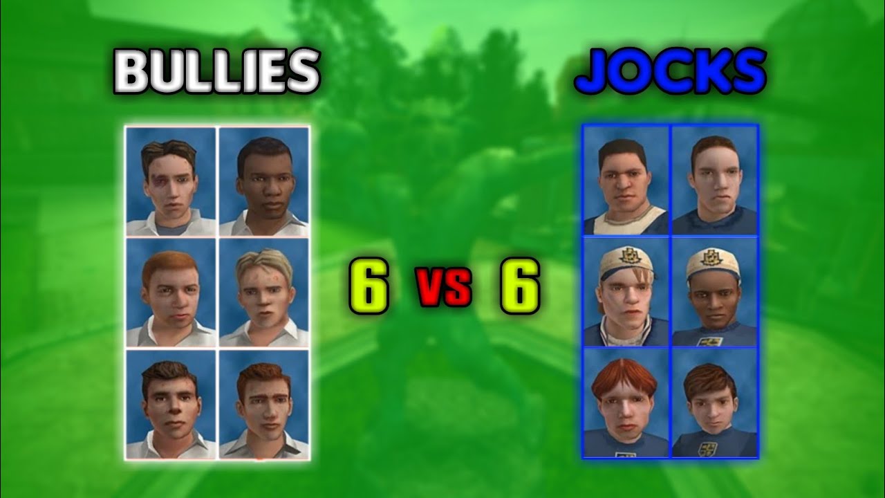 Bully AE: Bullies (Davis BH) VS Jocks (No Leader) - YouTube