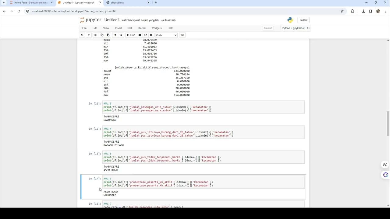 TUS-Data Wrangling-Ahmad Hilmy Baihaqy-Implementasi Pandas 01 - YouTube