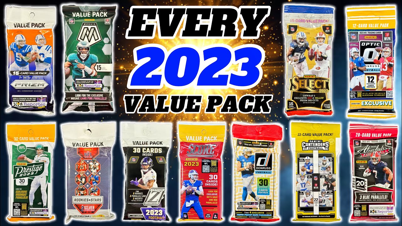 OPENING EVERY VALUE PACK FROM THE 2023 ROOKIE CLASS! - YouTube