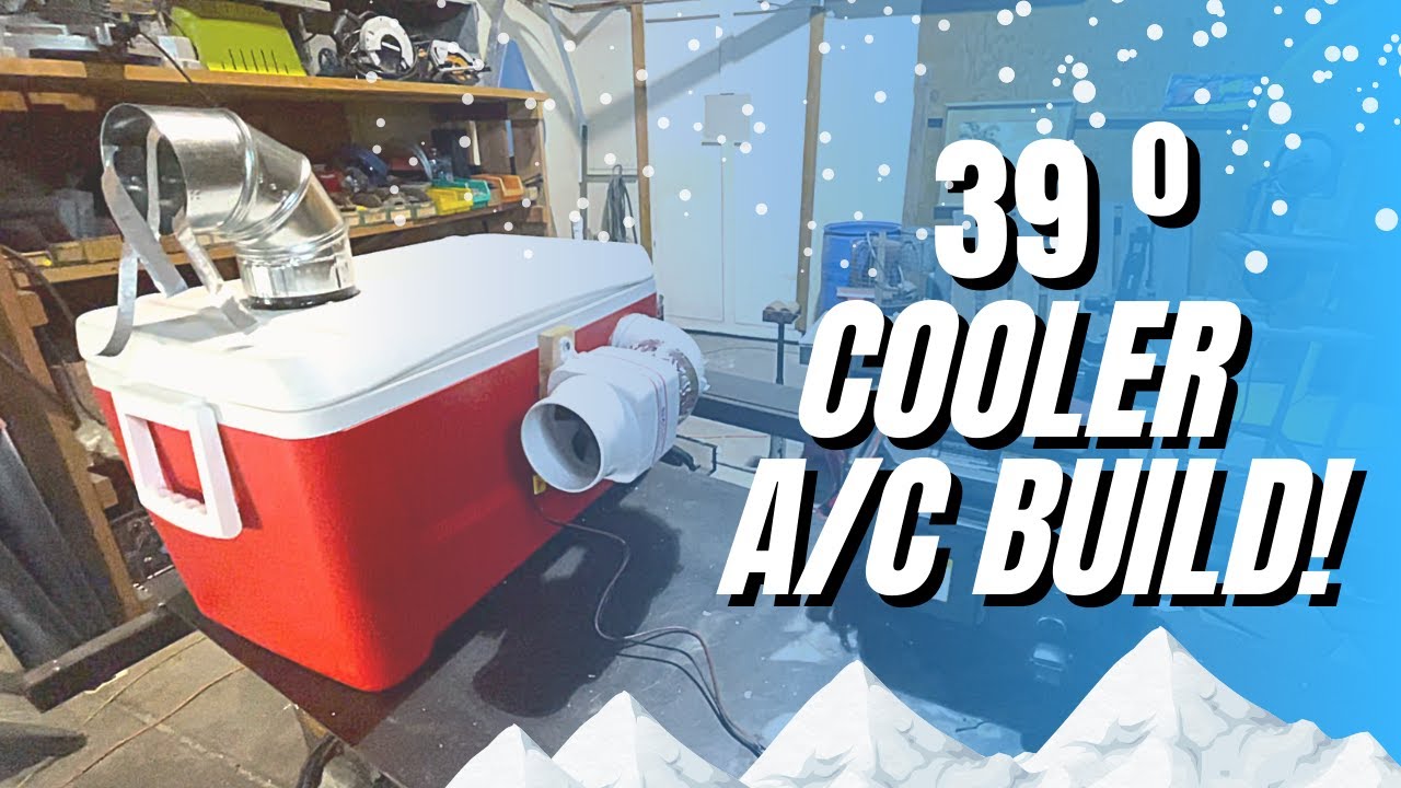 DIY- Air Conditioning Cooler Build Reaches 39 Degrees!! - YouTube