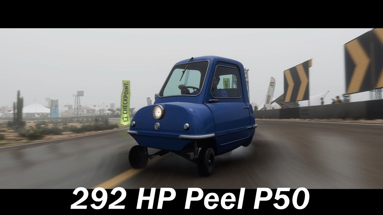 Extreme Power, No Handling - 1962 Peel P50 (Forza Horizon 5) - YouTube