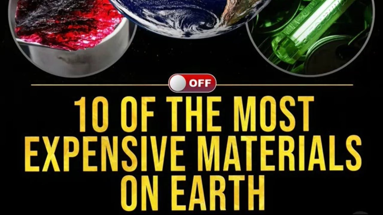 The most expensive materials on earth - YouTube