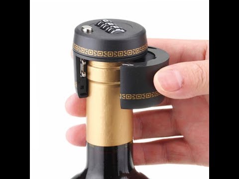Combination Lock Lid for Liquor Bottles, Beer, Wine, and Whiskey