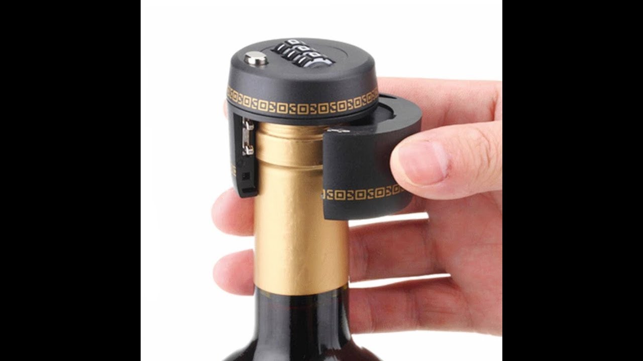 Combination Lock Lid for Liquor Bottles, Beer, Wine, and Whiskey - YouTube