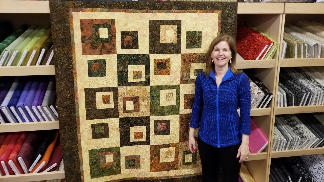 Let's Make! | Box Step Quilt + Using Long Arm Machine - YouTube