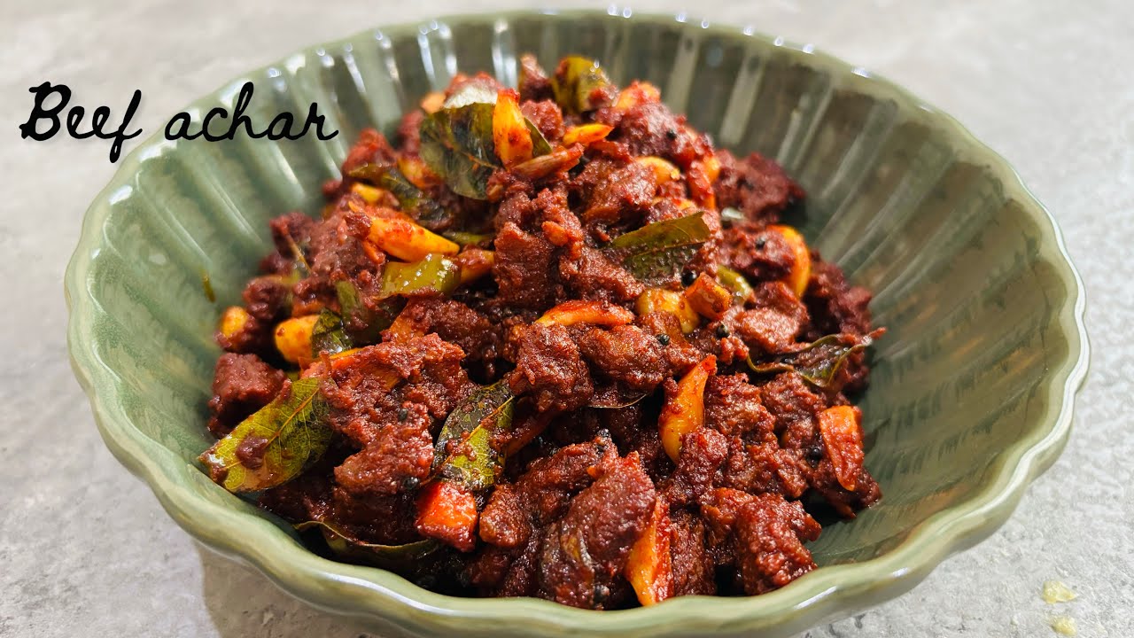 Beef achar. Kerala Style Beef Achar | Homemade Pickle Full of Flavour ...