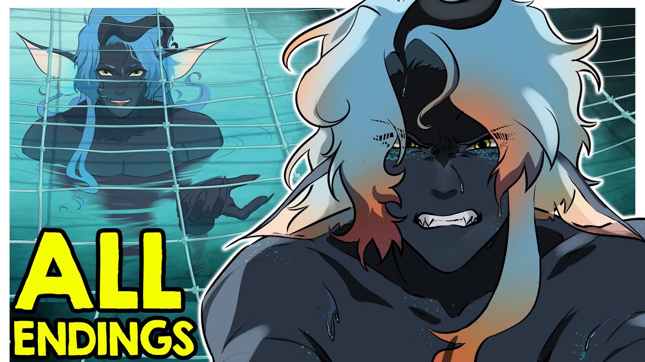 The Handsome Fish Man Wants to Eat YOU - A Whisper Of Blue Game - ALL ...