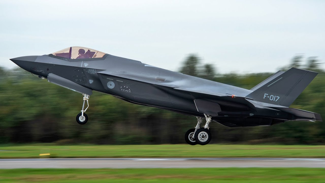 Dutch F-35's train with Polish MIG-29's over Poland. - YouTube